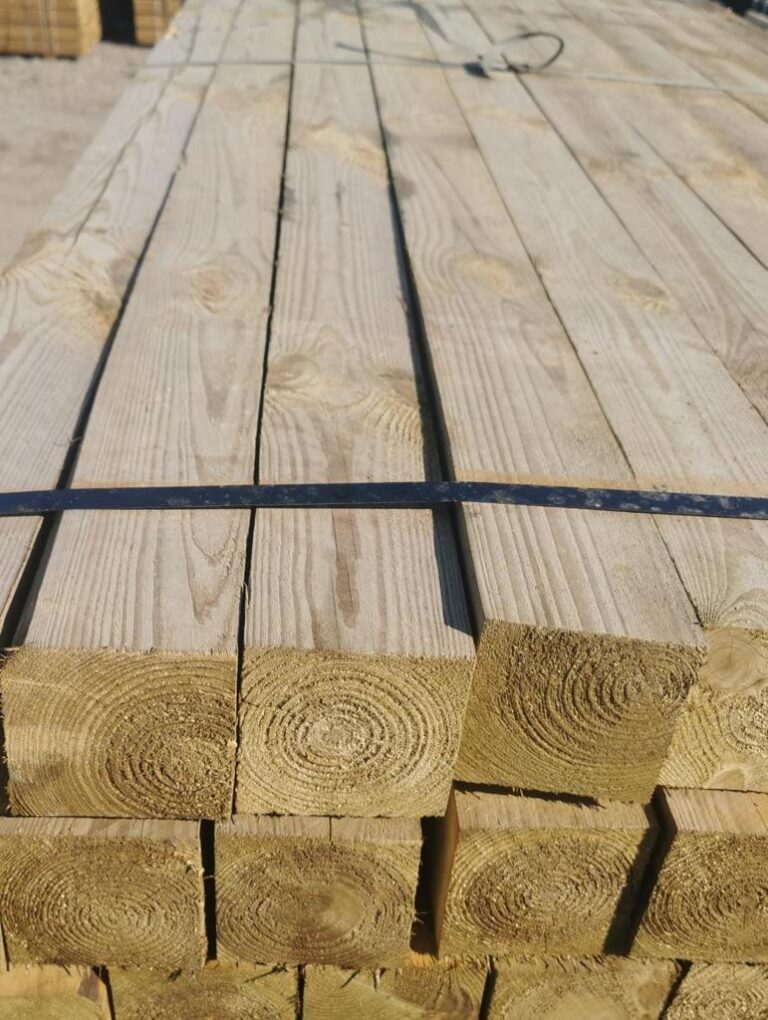 Treated Fence Post 100mm x100mm (4x4) - G&A Timber Aberdeen