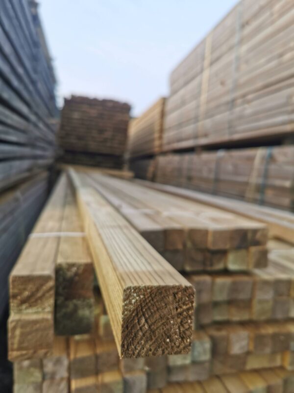 Treated C24 Planed 45mm×45mm (2x2) - G&A Timber in Aberdeen